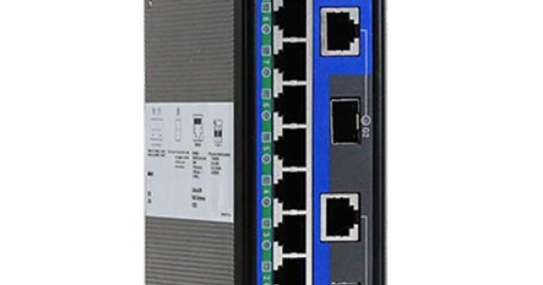 6-port Ethernet Switch with 24VDC Dual Power Supply and 120W PoE Power