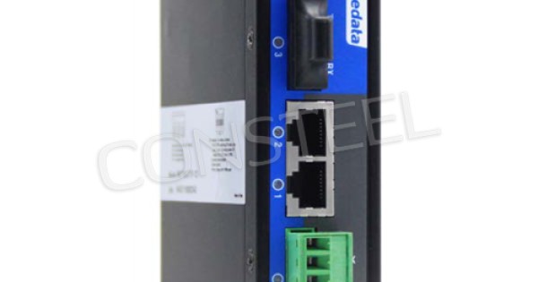 Managed Industrial Media Converter, serial device serve - IMC100-2T1F-1D
