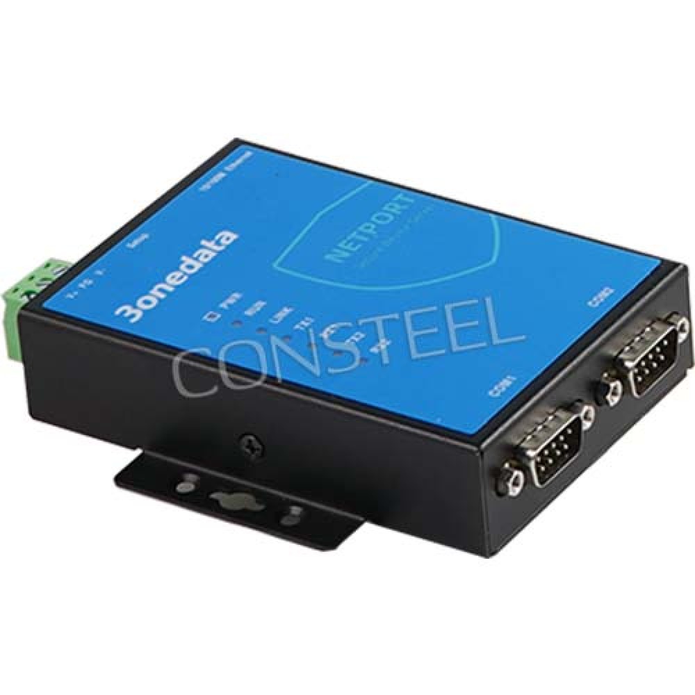 Industrial Serial Port Server 2 Ethernet ports, 8 serial ports 3IN1 RJ45