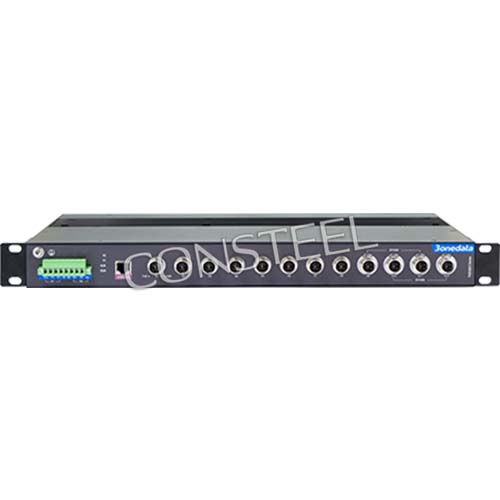 12-Port Industrial Ethernet Switch with 8 Gigabit PoE M12, 4 Gigabit ...