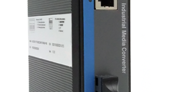 Industrial Ethernet to Fiber Media Converter - IMC100-1T1F(M)