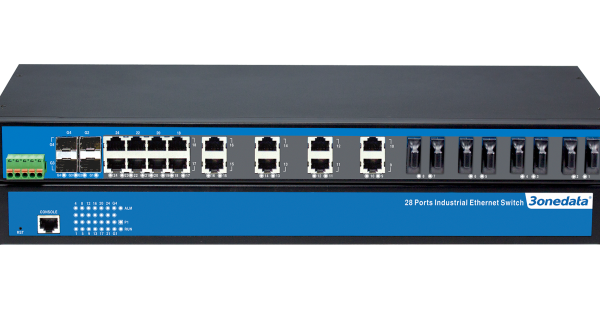 Industrial managed Ethernet Switch with IP30 protection - IES5028-4GS-8F