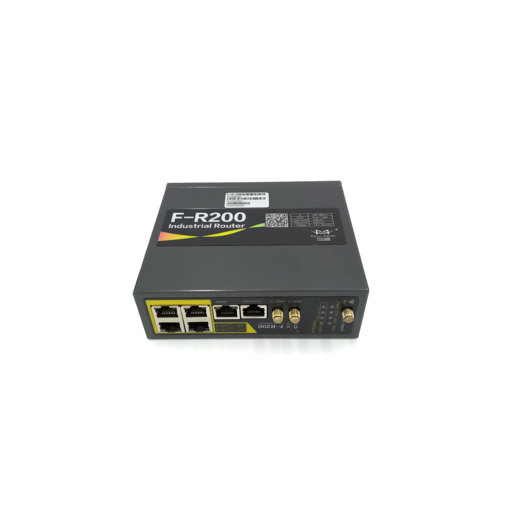 Industrial Gigabit LTE router, Dual SIM, WiFi, 4 Ethernet - F-R200-FL
