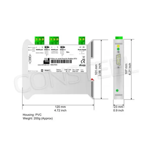 Konwerter Modbus RTU na M-Bus Master - HD67055
