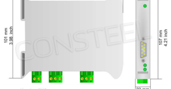 Industrial CANopen to DeviceNet converter - HD67153-A1