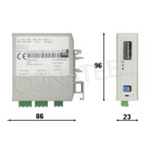 Isolated CANopen bus line extender & repeater- HD67117R