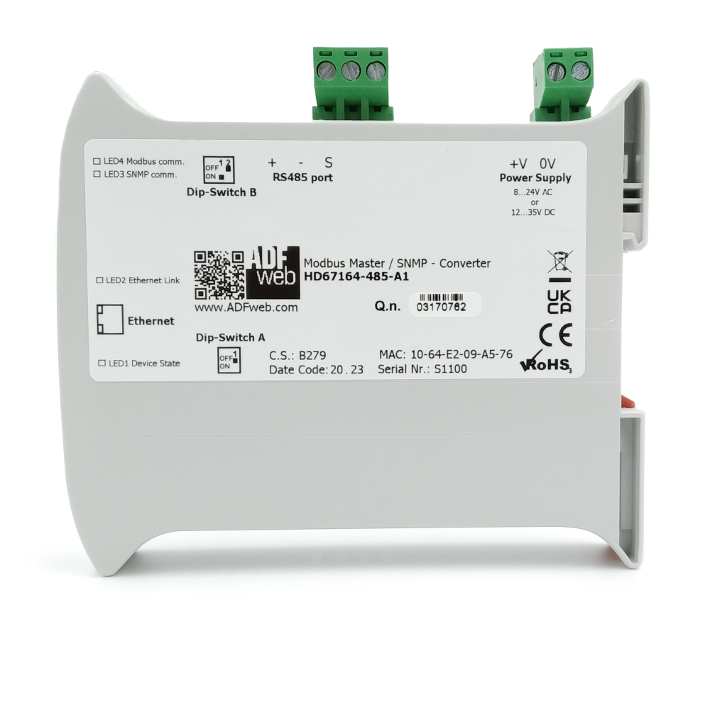 HD67164-485-A1 – Modbus RTU to SNMP Converter