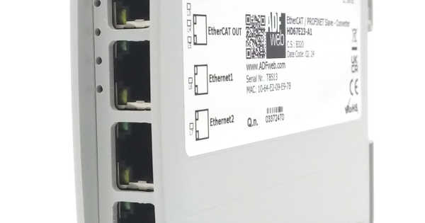 Industrial converter from EtherCAT Slave to PROFINET Slave | Fast delivery