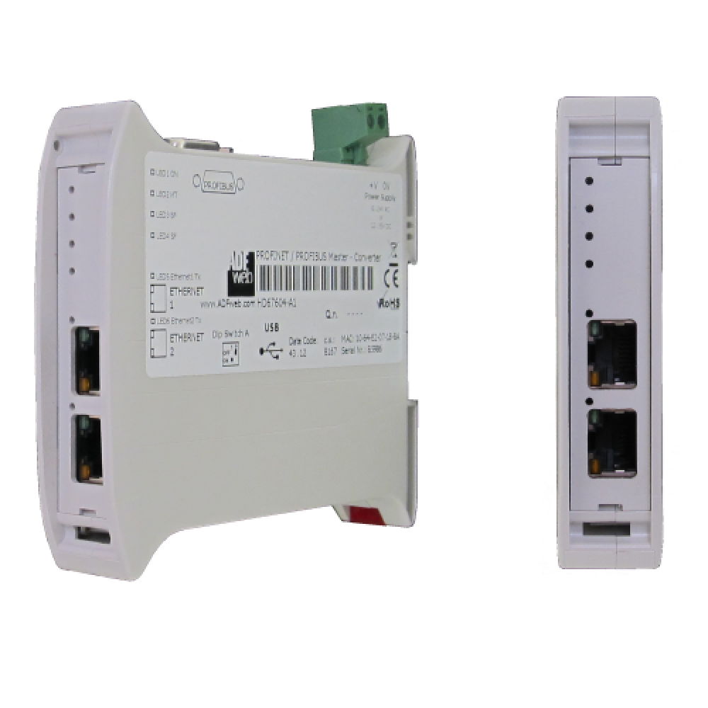 Industrial EtherCAT Master to DeviceNet Master Converter HD67E59-A1