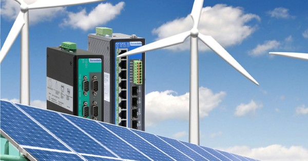 Communication system in photovoltaic farms