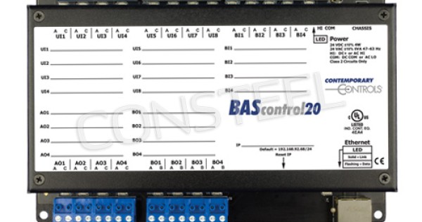20-point BACnet/IP Sedona Unitary Controller - BASC-20