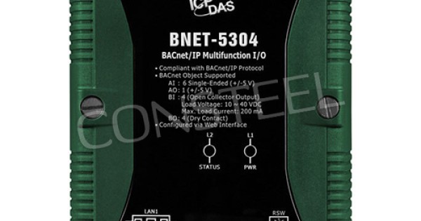 BNET-5304 - Multi-function BACnet/IP I/O Industrial Module