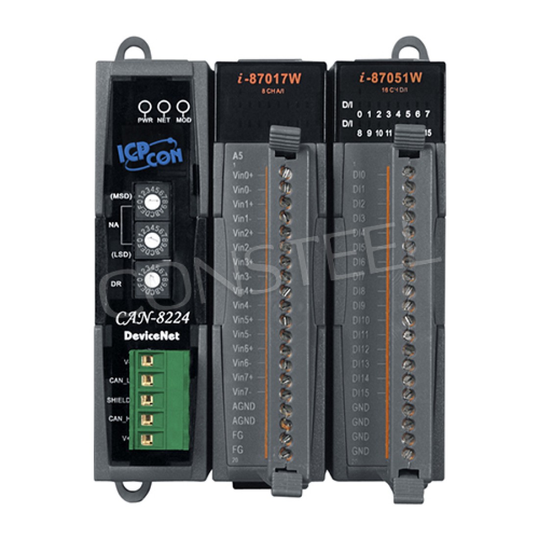 CAN-8224 - DeviceNet Remote I/O Unit