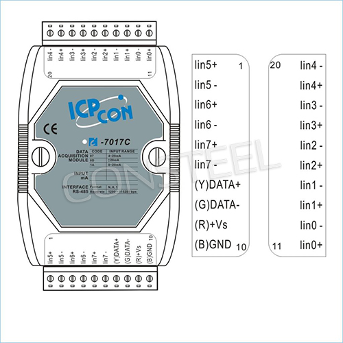 I-7017C - 8-channel Current Input Module