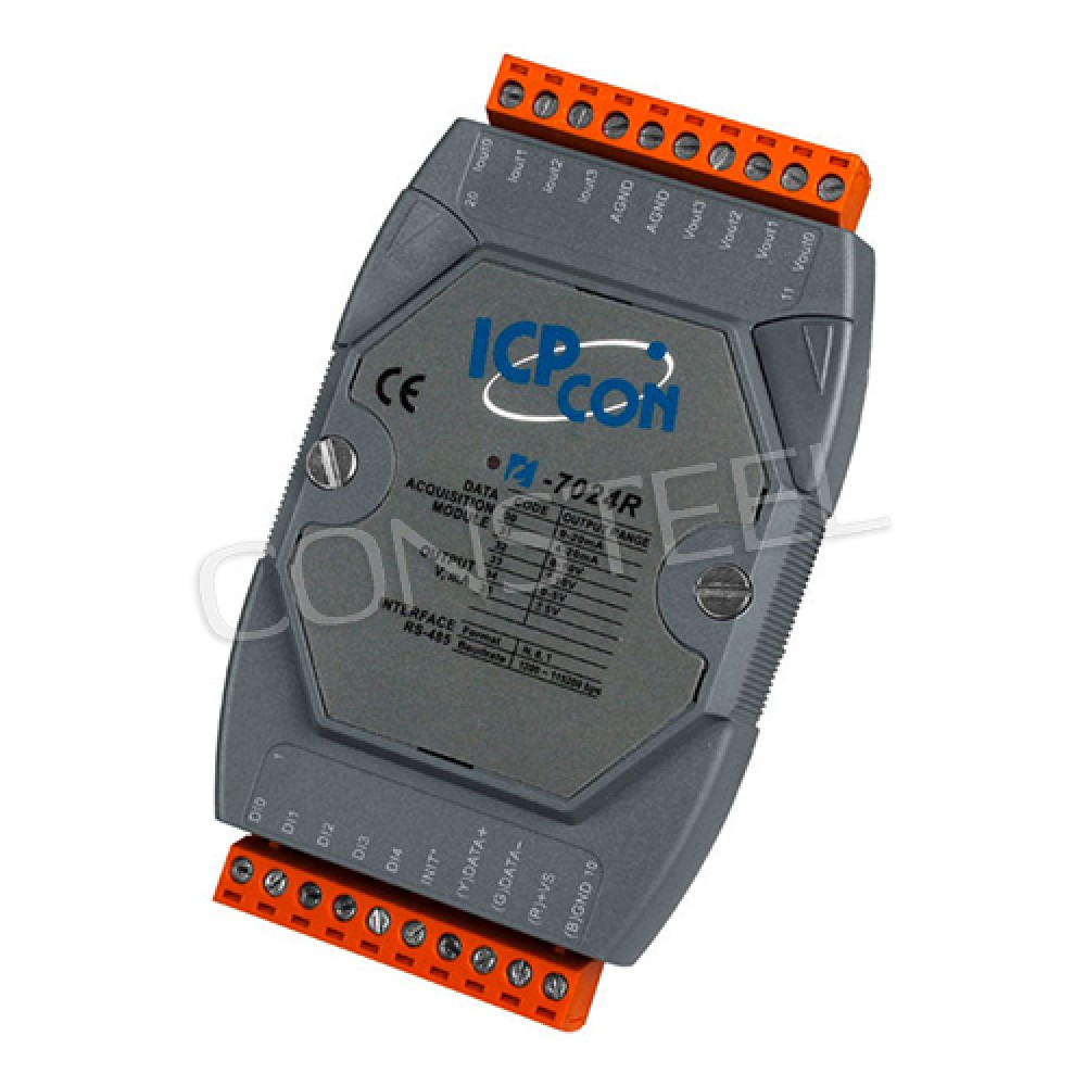 I-7024R - 4x Analog Output and 5x DI Module