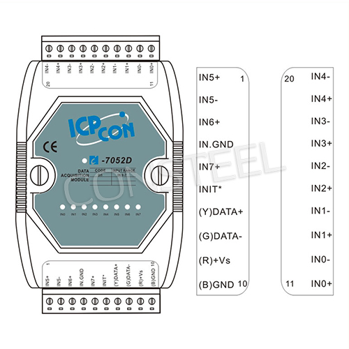 I-7052D - 8-channel Digital Input Module