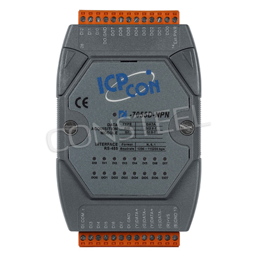 I-7055D-NPN - 8x Isolated DI and 8x Isolated DO Module
