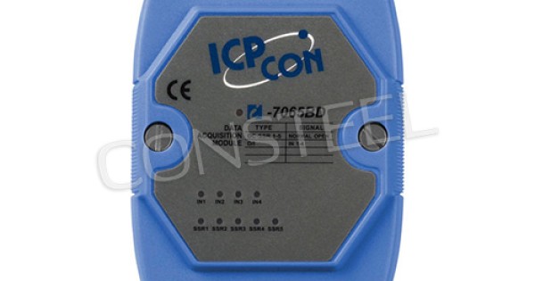 I-7065B - 4x Isolated DI and 5x DC SSR Output Module