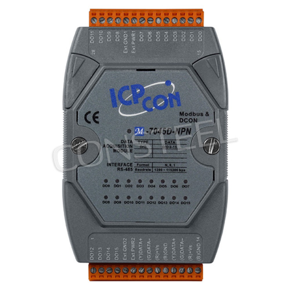 M-7045D-NPN - 16-channel Isolated Digital Output Module