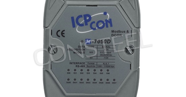 M-7050D - 7x Non-isolated DI and 8x Non-isolated DO Module