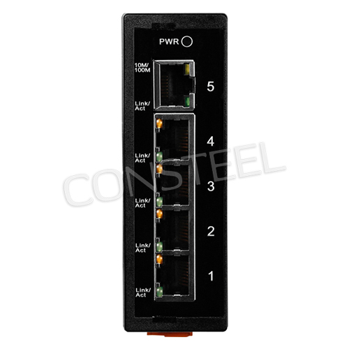 Niezarządzalny przełącznik Ethernet- Przemysłowa jakość- Model NS-205A