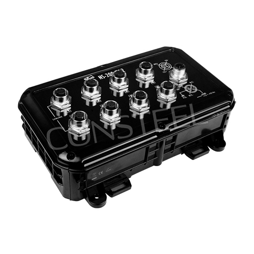 NS-208-M12-IP67 - Unmanaged 8-port Ethernet Switch