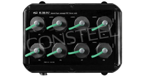 NS-208PSE-IP67 - Industria Unmanaged 8-port Ethernet PoE Switch