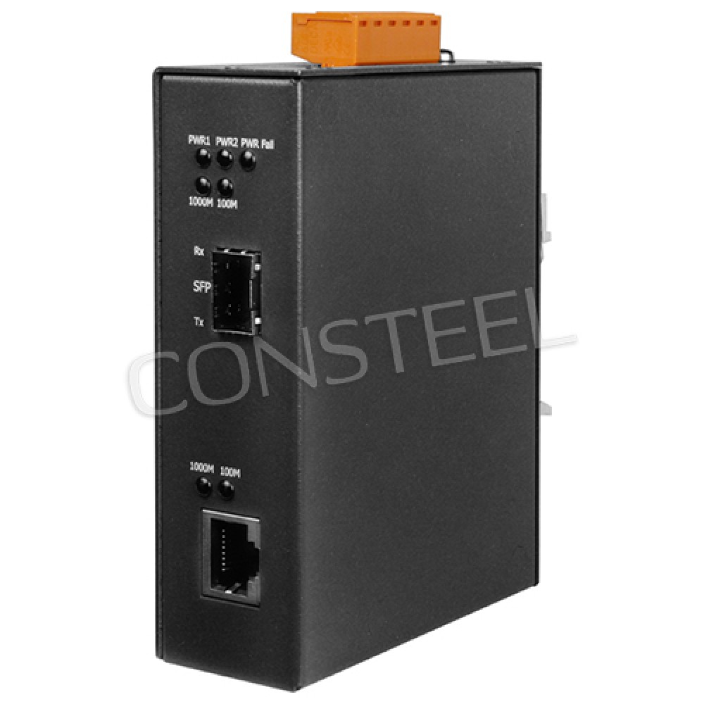 NSM-200G-SFP - Industrial Ethernet to Fiber Converter