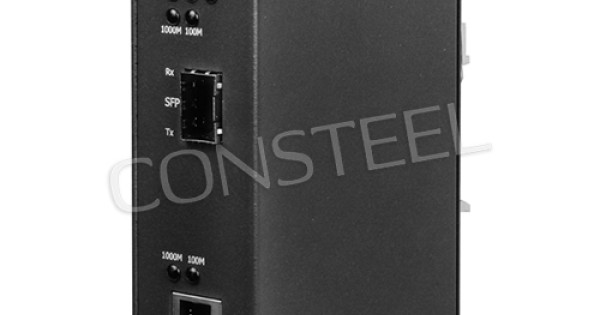 NSM-200G-SFP - Industrial Ethernet to Fiber Converter