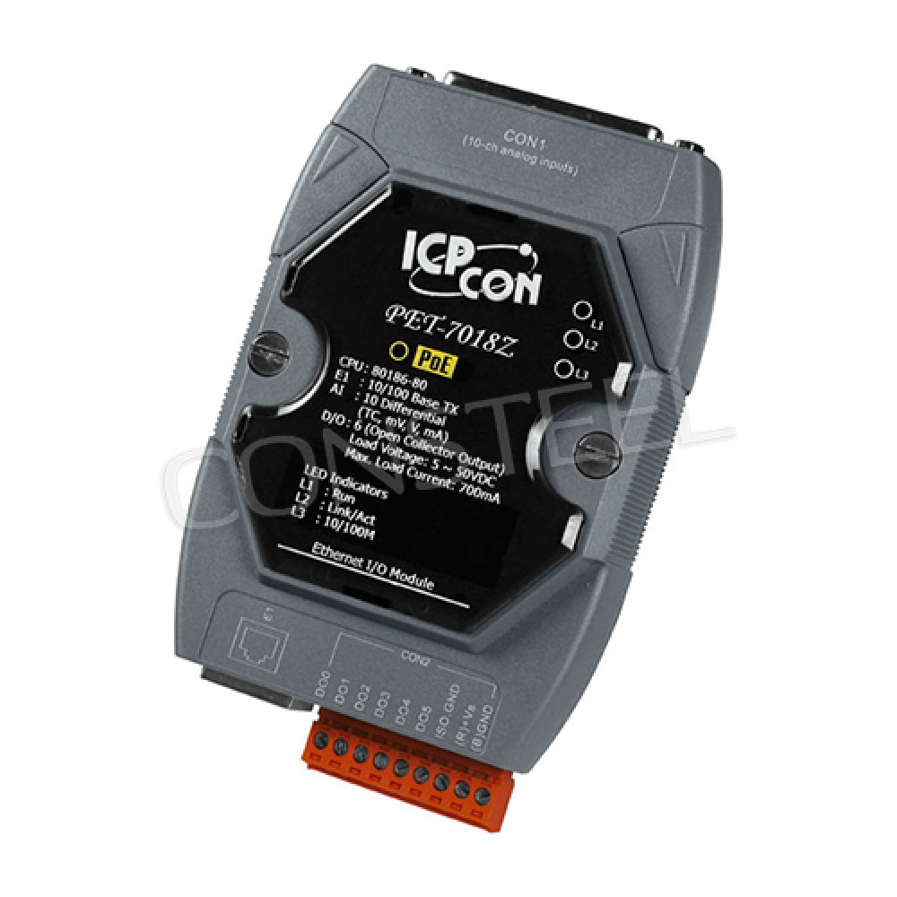 PET-7018Z/S - Ethernet PoE I/O Module