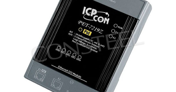 PET-7219Z/S - Industrial Ethernet PoE I/O Module