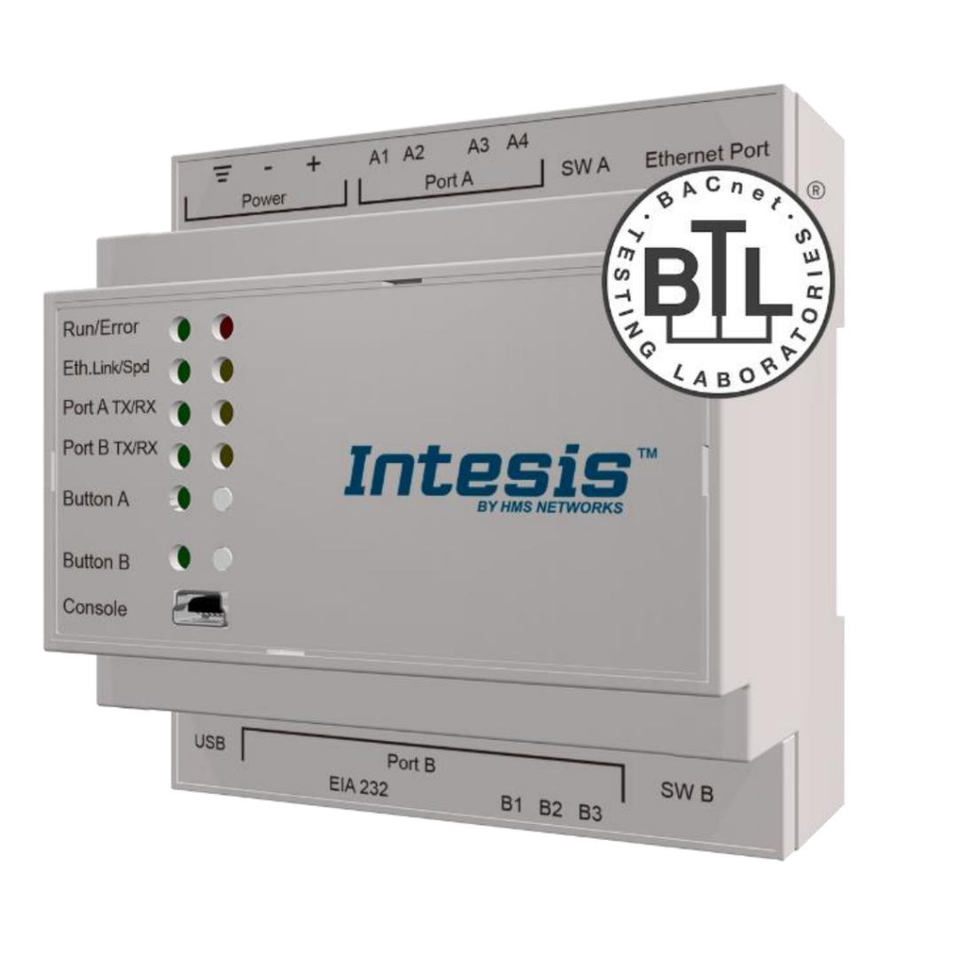 INBACLON1K20000 – LonWorks to BACnet/IP gateway, 1200 points