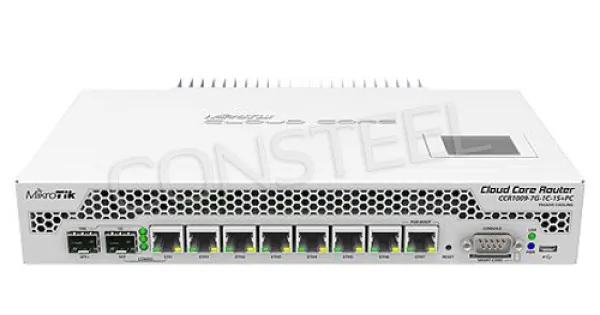 Industrial router - CCR1009-7G-1C-1S+PC