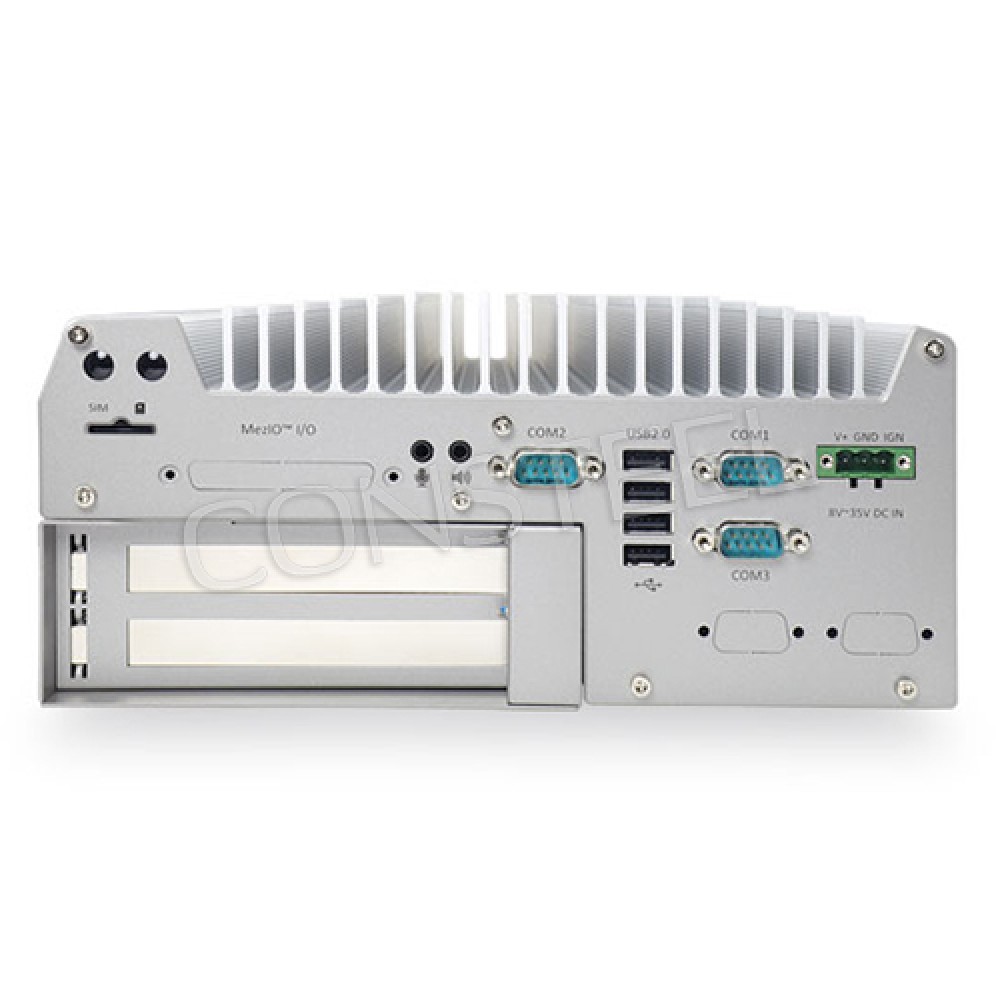 Fanless Controller with 6x GbE and MezIO™ - Nuvo-5026E
