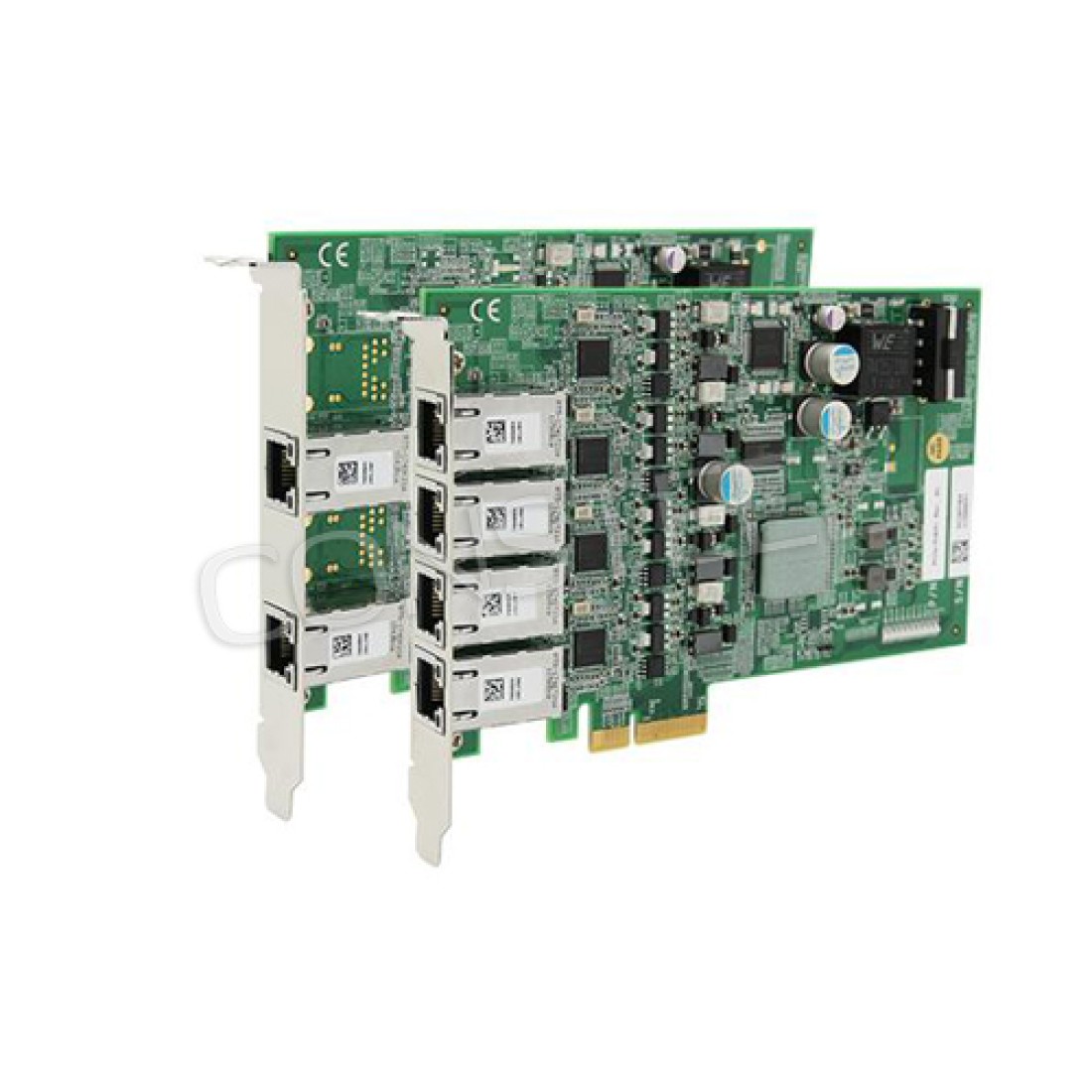4-Port PCI-E Gigabit Power over Ethernet Frame Grabber Card - PCIe-PoE4+