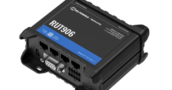 Industrial 4G LTE router| RS232/RS485 | Teltonika RUT906