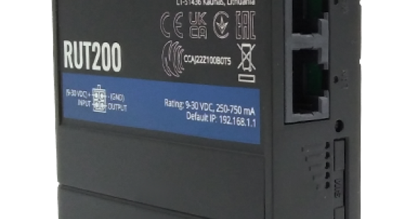 Przemysłowy router 4G LTE/Wi-Fi | 1x LAN | Teltonika RUT200