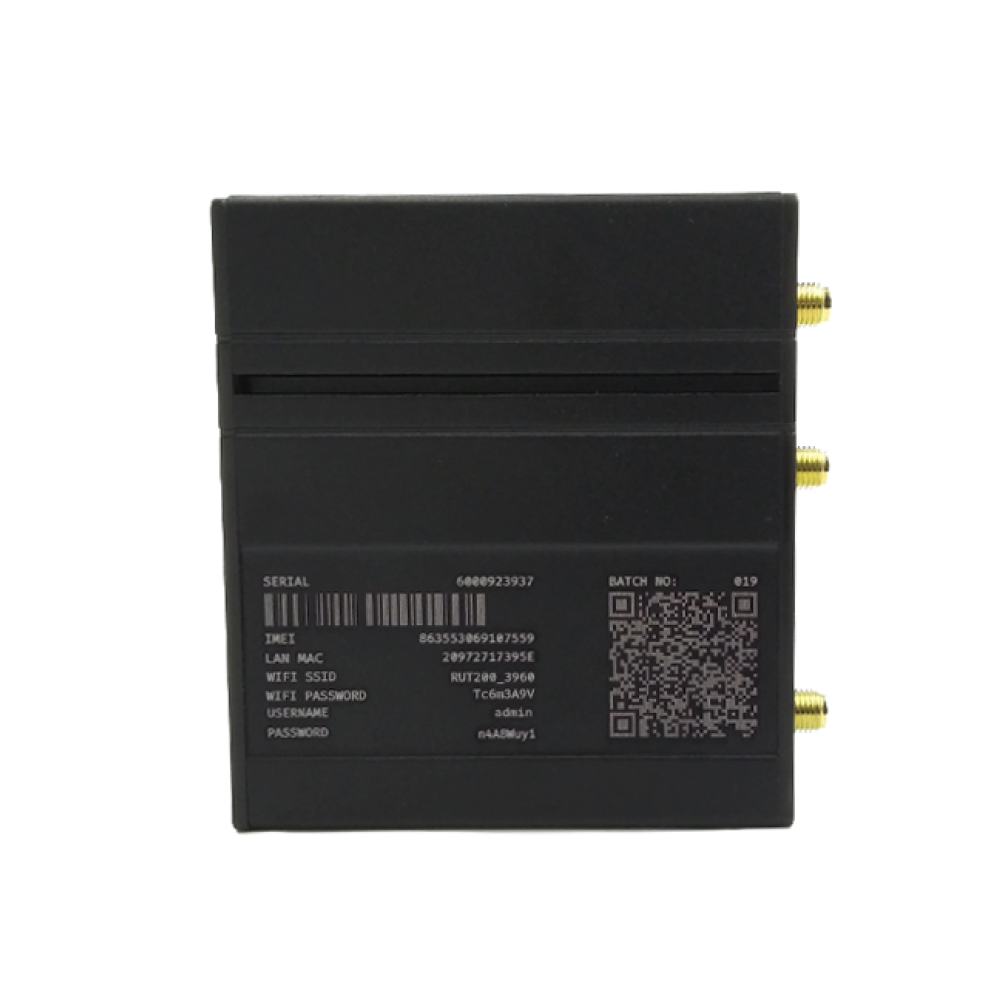 Industrial 4G LTE/Wi-Fi router | 1x LAN | Teltonika RUT200