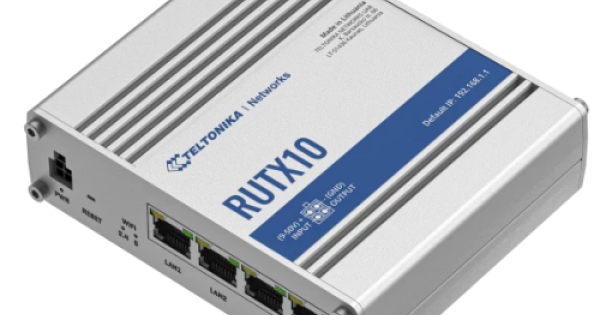 Przemysłowy router Ethernetowy | 4 porty Gigabit LAN | RUTX10