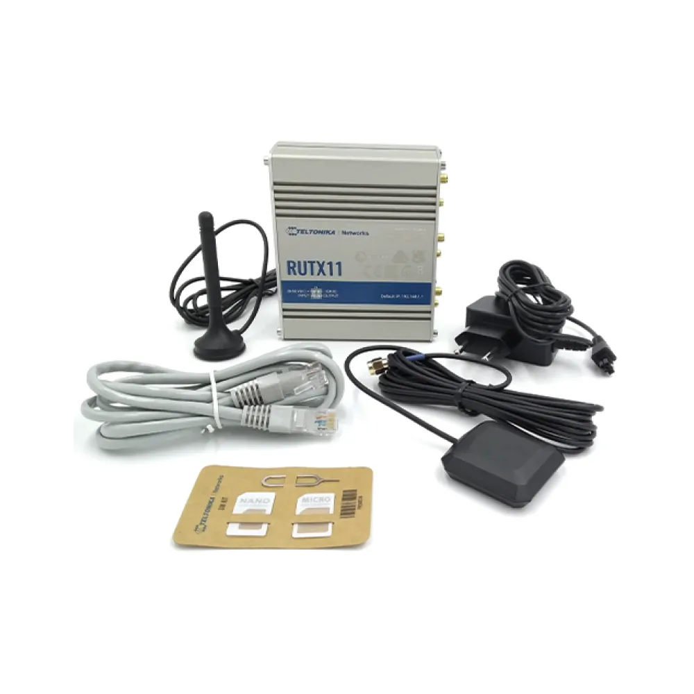 Przemysłowy router 4G | 4 porty Gigabit LAN | Teltonika RUTX11