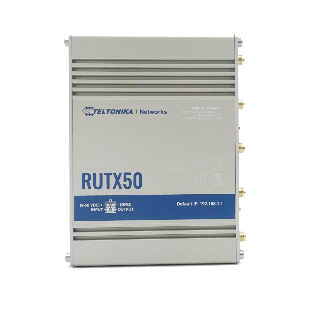 Przemysłowy router 5G | 4x Gigabit LAN | Teltonika RUTX50